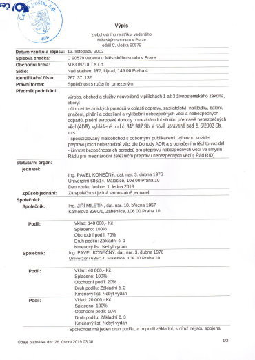 M KONZULT s.r.o.